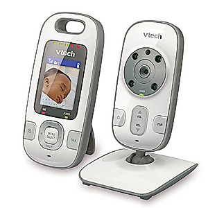 VTech BV73121GY Digital Video Baby Monitor with Full-Color and Automatic Night Vision, Gray