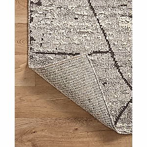 Loloi II Fabian Collection FAB-04 Grey/Charcoal 4'-0" x 6'-0" Accent Rug