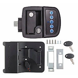 Bauer AP Products 013-5091 Keyed-A-Like Bluetooth Electric Towable Lock - RH,Black