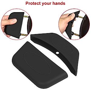 6 Pack Silicone Hot Handle Holder, Heat Protecting Silicone Assist Handle Set for Cast Iron Skillets, Pans, Frying Pans & Griddles, Hot Resistant Pot Holder Sleeves Cookware Handle Cover,Hot Mitt