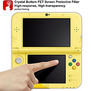 yufulai Screen Protector Glass Film Screen Protectors for New 3DSXL 2015