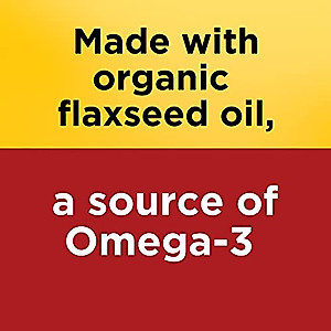 Nature Made Flaxseed Oil 1000 mg, Dietary Supplement for Heart Health Support, 100 Softgels