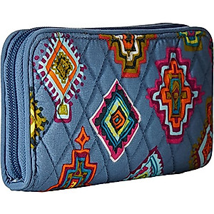 Vera Bradley Women's RFID Georgia Wallet Painted Medallions One Size