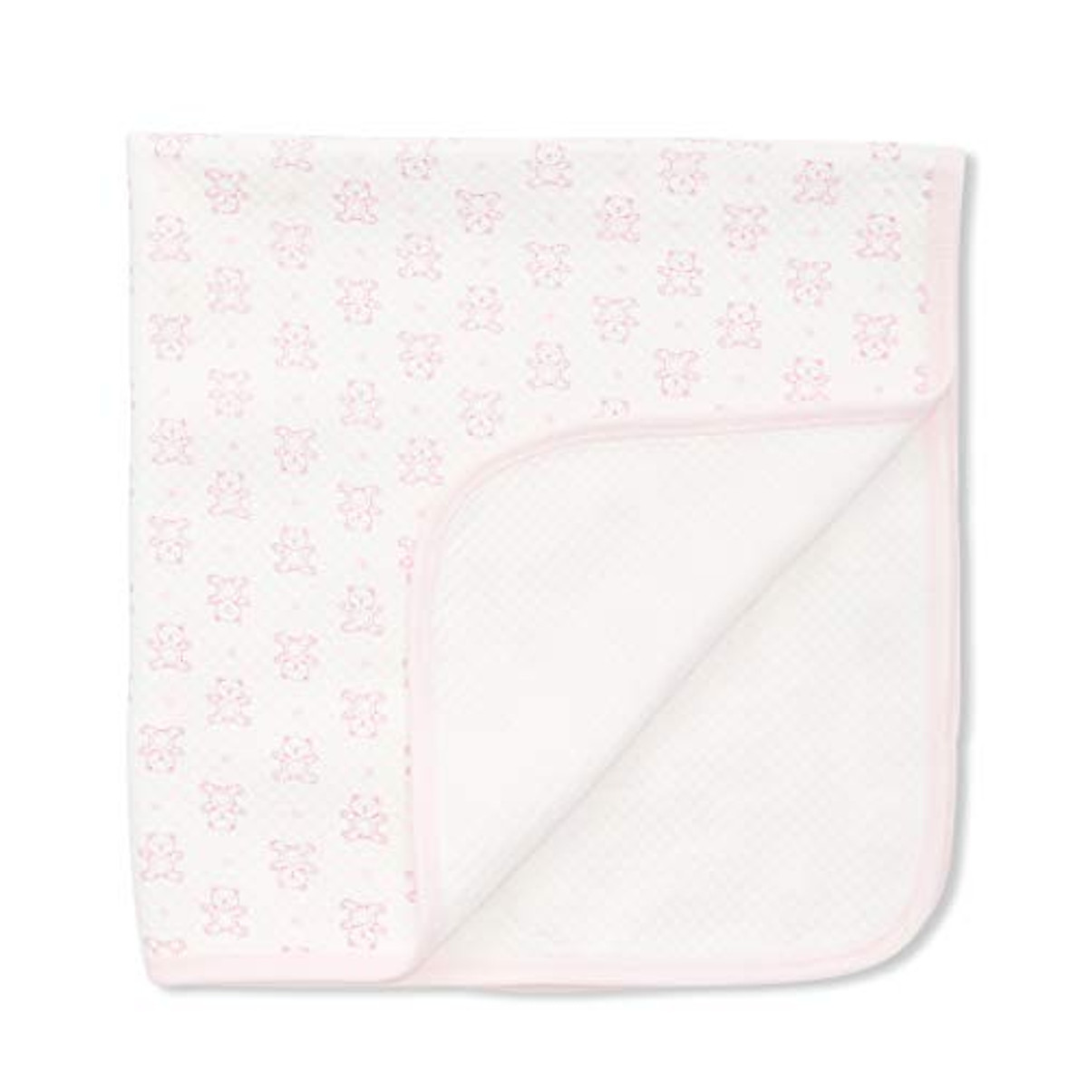 Little Me Blankets for Baby Marshmallow Bear Swaddling Receiving Blanket