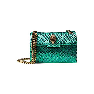 Kurt Geiger London Fabric Mini Kensington Crossbody Green 3 One Size