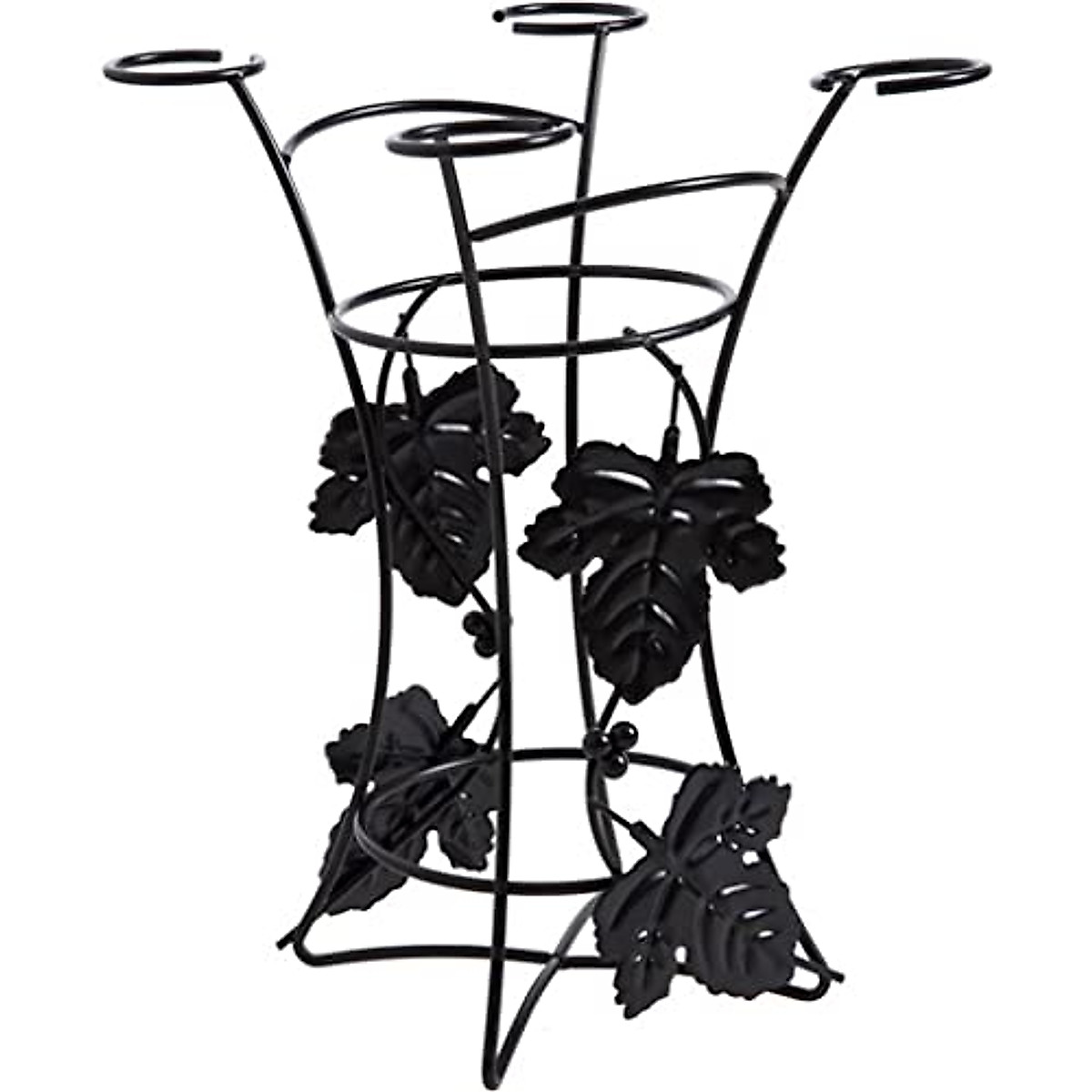 DOUBA Wine Holder Glass Holder 2 in 1 Party Display Stand Storage Rack Goblet Holder Champagne Bar