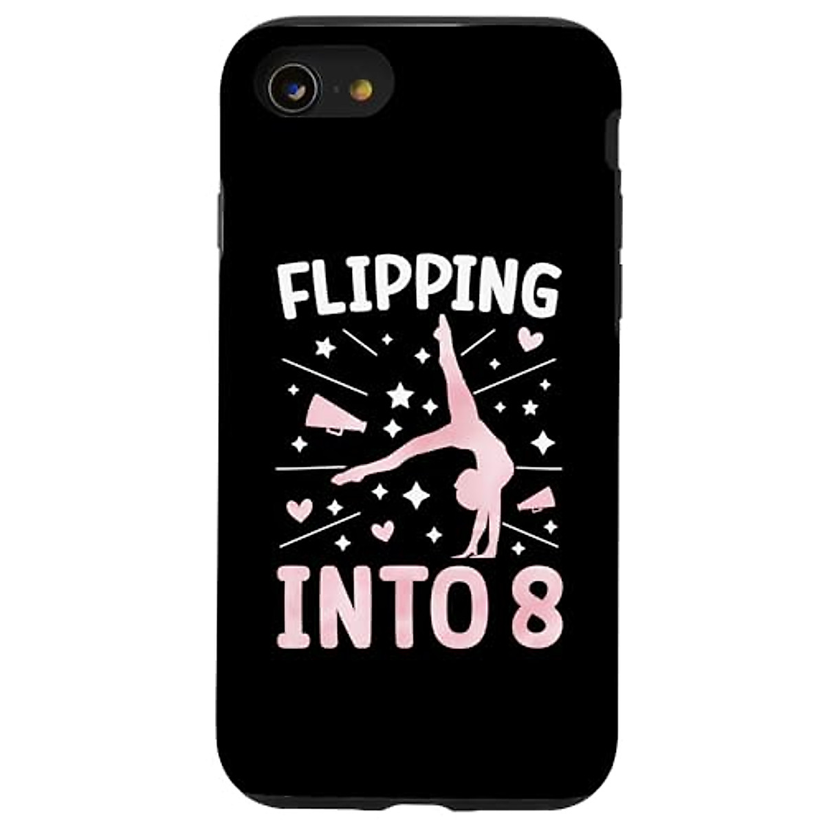 iPhone SE (2020) / 7 / 8 8th Birthday Cheerleader Eight Year Old Cheerleading Girl Case