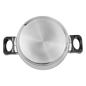 201 Stainless Steel Pressure Pot Small Pressure Cooker Family Mini Pressure Cookers Super Safety Lock Devices for Everyday 10 People Use