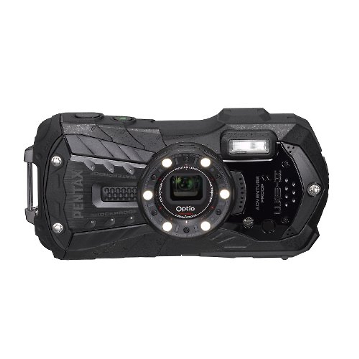 Pentax Optio WG-2 Digital Camera, Black (Discontinued by Manufacturer)