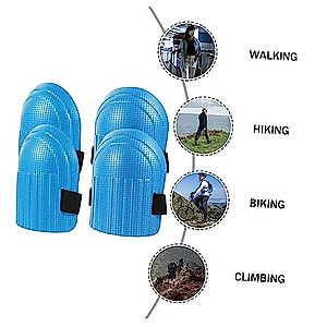 Vaguelly 2 Pairs Knee Pads Gel Knee Pads for Men Lightweight Work Pants Mens Lightweight Cargo Pants Work Supply Household Work Kneepads Thick Straps Household Garden Kneepad Man Adjustable