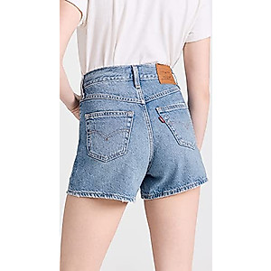Levi's Women's 80s Mom Shorts, Chatterbox, Blue, 26