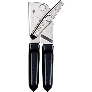 EZ-DUZ-IT Deluxe Can Opener with Black Grips (Set of 2)