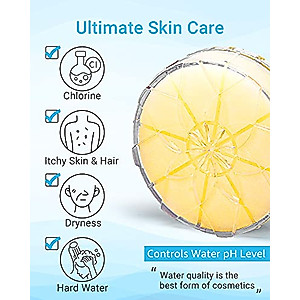 NAKEDPIPE Filtered Shower Head – Handheld High Pressure Showerhead, Softens Hard Water, Filters Chlorine & Fluoride, Helps Dry & Itchy Skin, Purifies Rust & Dust, Standard Fit, Easy Installation