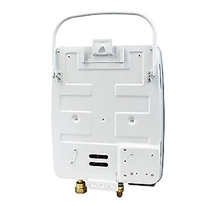 Flame King YSNAZ132 Portable Tankless Water Heater Propane Gas 5L 1.32GPM at 34,000 BTU, Outdoor Instant Hot Water Shower for RV, Camping, Farm, Cabins