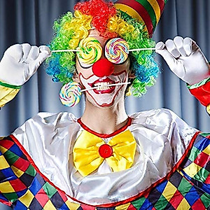 meekoo 10 Packs Red Clown Nose Red Nose Foam Sponge Nose Cosplay Nose for Halloween Christmas Comic Party Supplies