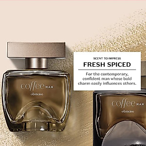 O Boticário Coffee Man Eau de Toilette | Long-Lasting, Fresh Spiced Men's Cologne Fragrance, 3.4 Ounce