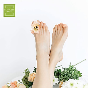 Flawless Nails Toenail Fungus Treatment | Clinically Proven Formula with Tolnaftate | Toe Fungus Nail Treatment Extra Strength Fast Acting | Athletes Foot Treatment and Antifungal Nail Polish (15mL)