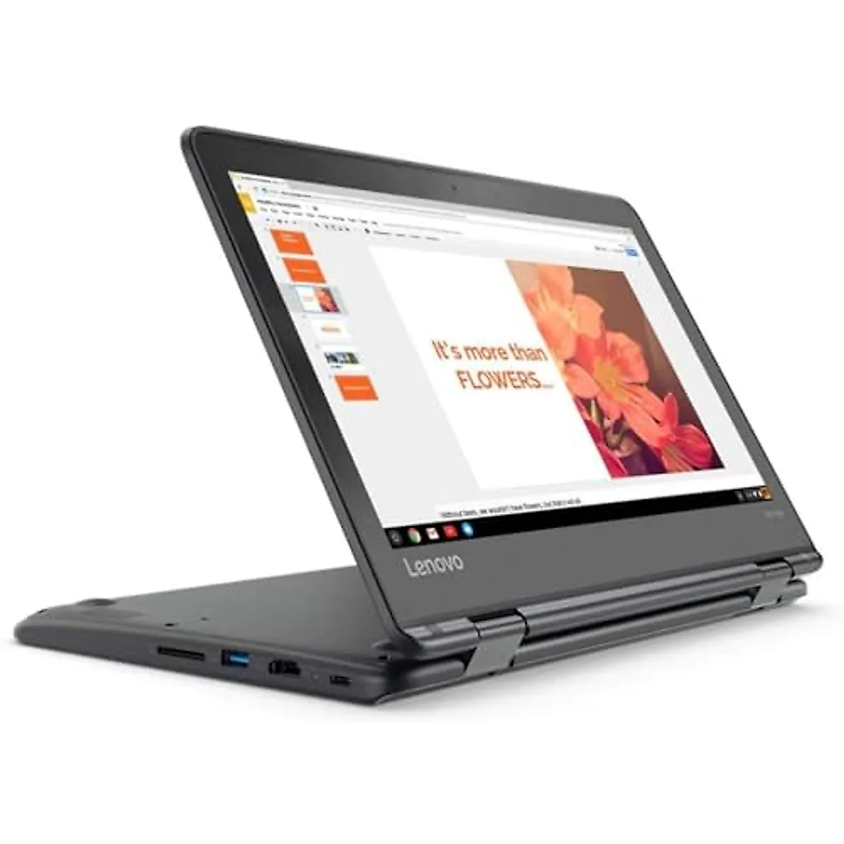 Lenovo N23 Yoga 2-in-1 11.6" Touchscreen Chromebook MediaTek MTK 8173C Processor 4GB RAM 32GB SSD, Bluetooth, WiFi, Webcam, Chrome OS (Renewed)