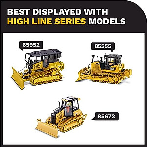 Diecast Masters 1:50 Caterpillar D5 LGP Track-Type Tractor (VPAT Blade) | High Line Series Cat Trucks & Construction Equipment | 1:50 Scale Model Diecast Collectible Model 85951