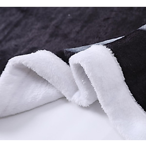 Zevrez Husky Dog Blanket, Cute Husky Gifts Kids Throw Blanket with Dog on It Soft Flannel Blanket Gift for Husky Lovers Boys Girls Sofa Bed(Dog 3, 48"x60")