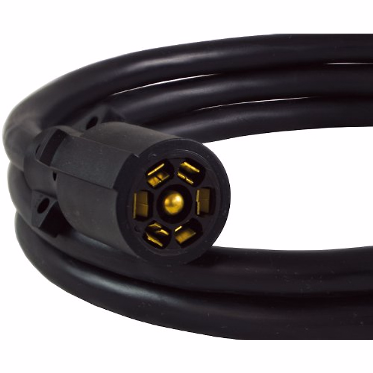 Conntek 10110-300 Heavy-Duty 7-Way Plug to Roj (25 Feet),Black