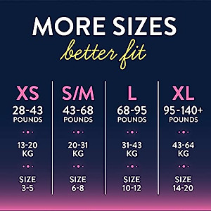 Goodnites Nighttime Bedwetting Underwear, Girls' XL (95-140 lb.), 9 Ct