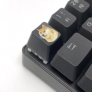Capsmiths Dogecoin Doge Artisan Keycap - MX Mechanical Gaming Keyboards