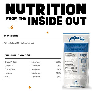 Dinovite YakoSnaks - Himalayan Yak Chews for Dogs - Long Lasting and Low Odor Yak Cheese Dog Chews (Small Dogs)