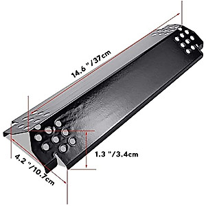 Utheer Grill Replacement Parts for Home Depot Nexgrill 720-0830H, 5 Burner 720-0888 720-0888N 720-0888S Gas Grill, Included 5 Grill Burner Tube, 5 Heat Plates, 2 Cooking Grate and 5 Ignitor Wire Kit