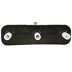 DANCO Mobile Home RV Tub Shower Center-Set Faucet, 8 inch, 2-Handle, Chrome with Clear Acrylic Handles (33156X)