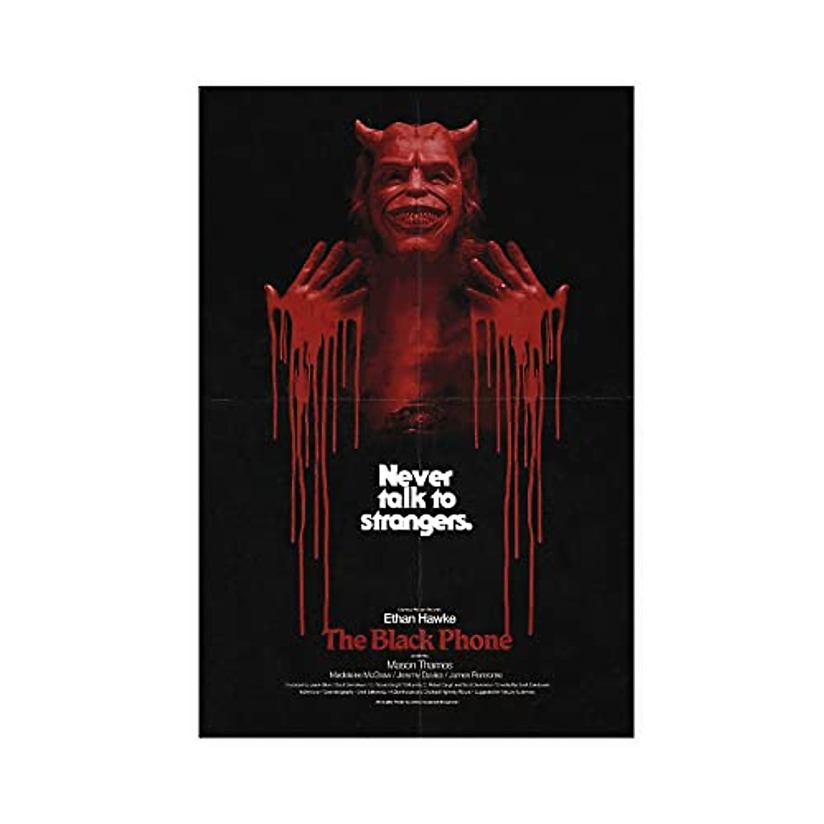 2022 Movie Poster The Black Phone Poster Retro Cover Poster Canvas Poster Bedroom Decor Office Room Decor Gift Canvas Poster Bedroom Decor Sports Landscape Office Room Decor Gift Unframe-style 12x1