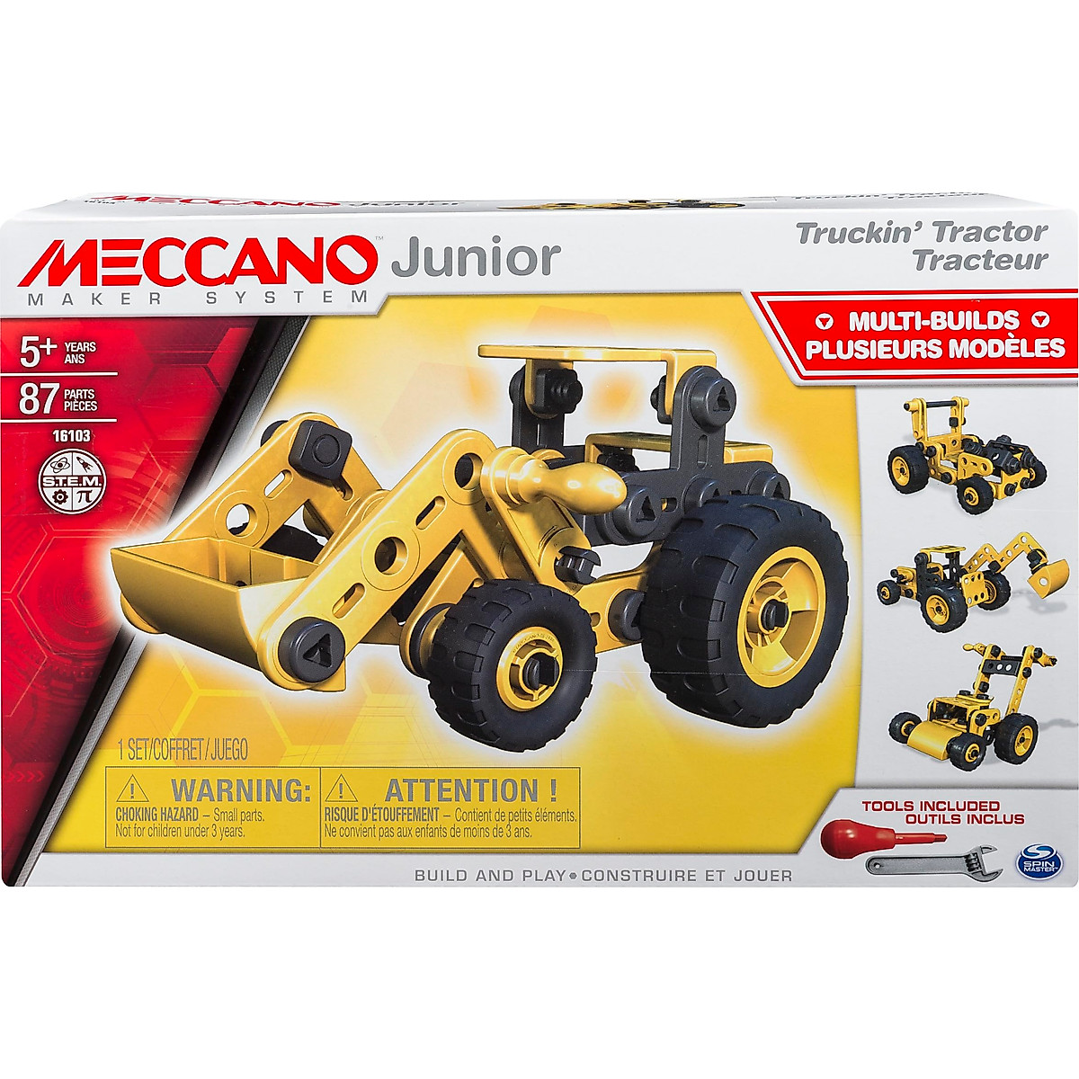 Meccano-Erector Junior, Truckin' Tractor, 4 Model Building Kit
