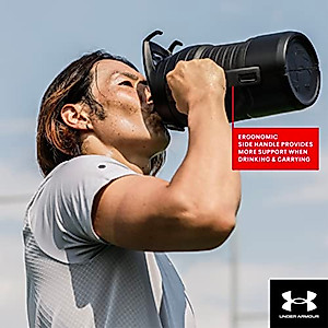 Under Armour Half Gallon Water Bottle Insulated, 64oz Insulated Water Bottle with Handle, Sports Water Jug, Fence Hook, Leak Resistant, for Baseball, Football & More