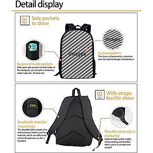 ZOUTAIRONG African Girl Backpack for Girls American Lunch Bag Set Afro Black Girl School Bags Lunch Box Pencil Case Elementary School Book Bags for 2Nd/ 3Rd/4Th/5Th Grade