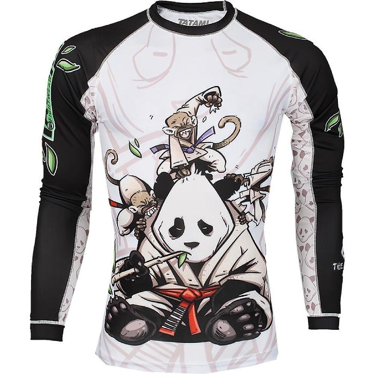Tatami Fightwear Gentle Panda Rashguard - Medium - Black/White