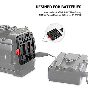 SmallRig V Mount Battery Plate, V-Lock Assembly Kit, Female V-Dock Male V-Lock Quick Release Plate – 1846C
