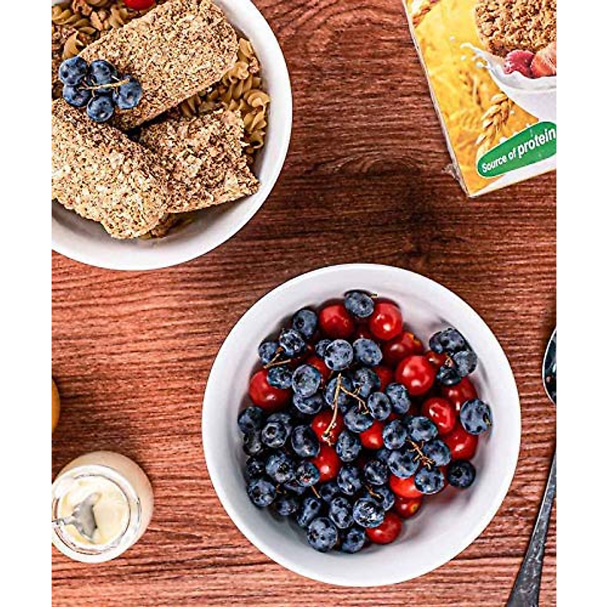 DELLING 22oz Soup/Cereal Bowls Set of 6-7in Salad/Dessert Plates Set of 6