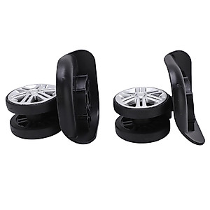 Tbest are for London Fog Kit Rodinha Mala Substituicao Para Rodas De Malastravel Accessories,1 Pair A65 Luggage Replacement Wheels Mute Swivel Suitcase Luggage Caster Wheels Repair Parts