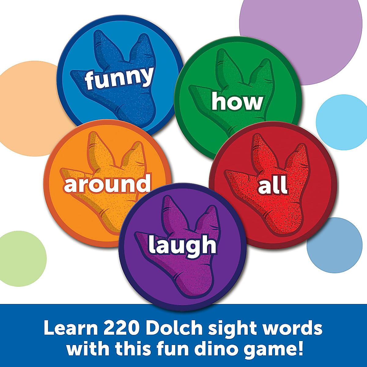 Sight Word Stomp!, Educational Indoor Games, Preschool Alphabet ,Toddler Brain Toys, Toddler Preschool Learning, 114 Pieces, Age 5+