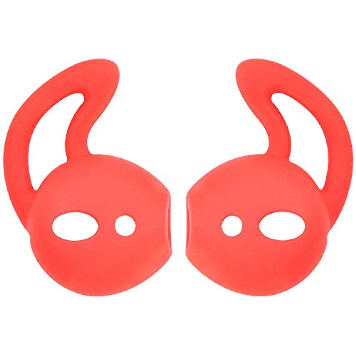 JNSA 4 Pairs Hooks and Covers Compatible with AirPods,Compatible with EarPods, Anti Drop Noise Canceling Hook Design for Sport, 4 Pairs Set 4 Colors