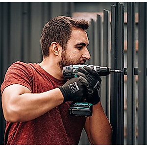 DULFINE Ultra-Thin PU Coated Work Gloves-12 Pairs,Excellent Grip,Nylon Shell Black Polyurethane Coated Safety Work Gloves, Knit Wrist Cuff,Ideal for Light Duty Work. (Large)