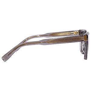 Dunhill Rectangular Sunglasses DU0002S 004 Transparent Gray 54mm, 54-17-145