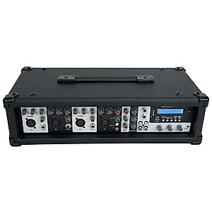 Rockville Package PA System Mixer/Amp+10" Speakers+Stands+Mics+Bluetooth, (RPG2X10)