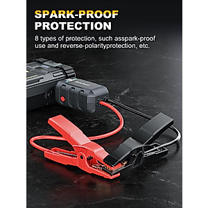AVAPOW Car Jump Starter, 4000A Peak Battery (for All Gas or Up to 10L Diesel), Portable Booster Power Pack, 12V Auto Jump Box with LED Light, USB Quick Charge 3.0