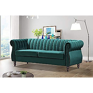 US Pride Furniture S5647-SF+LV Sofas, Green