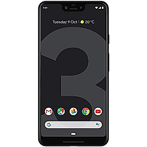 Google Pixel 3 XL Unlocked GSM/CDMA - (Just Black, 128GB) (Renewed)