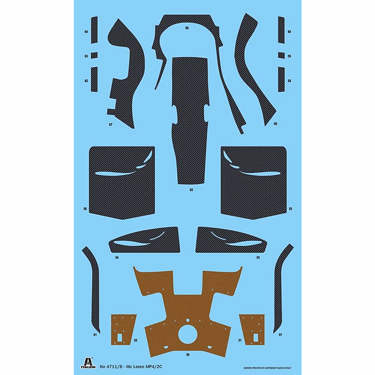 Italeri IT4711 1/12 McLaren MP4/2C, Japanese Instruction Manual Included (English Language Not Guaranteed)