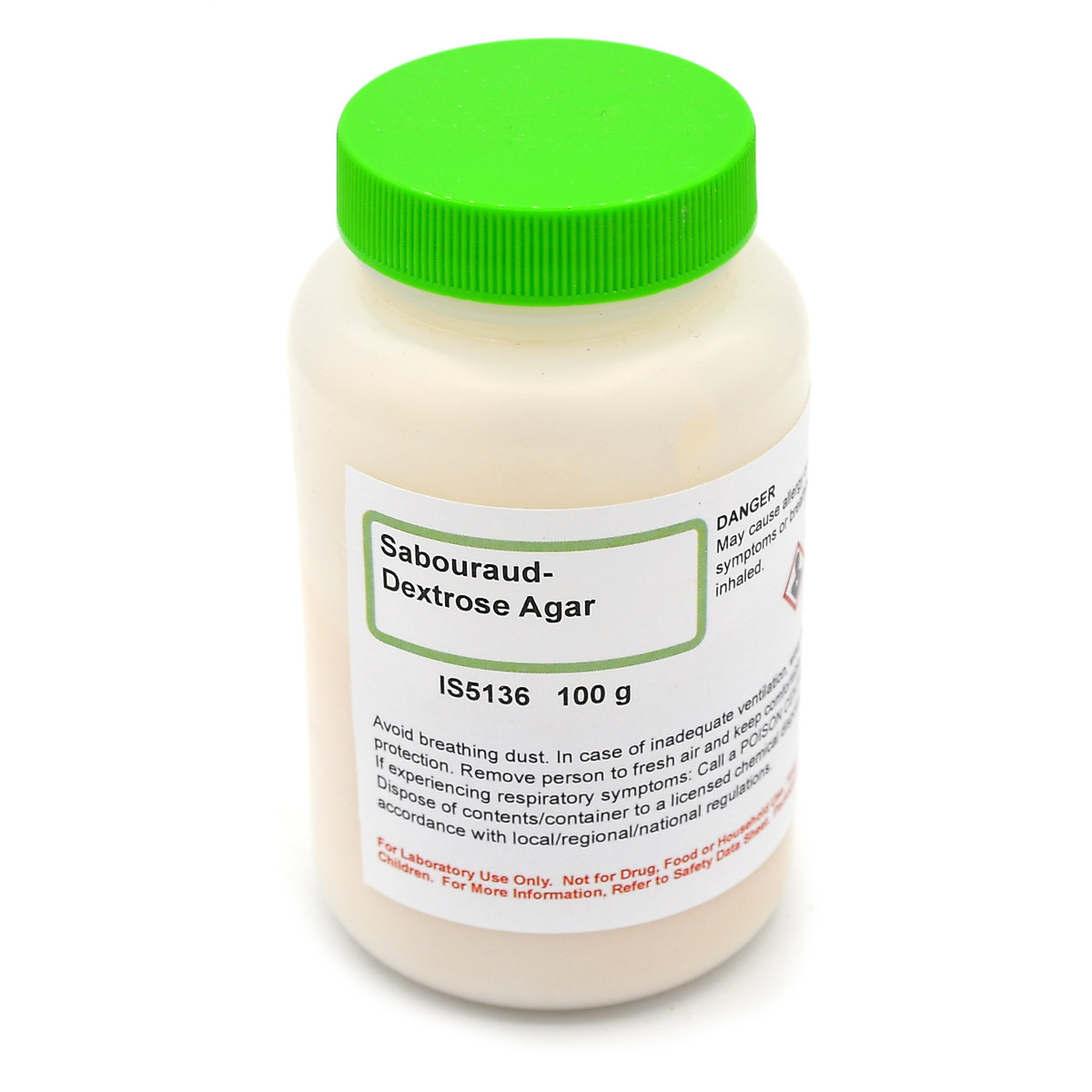 ALDON Innovating Science Sabouraud-Dextrose Agar 100g, Makes 1 Liters of Medium