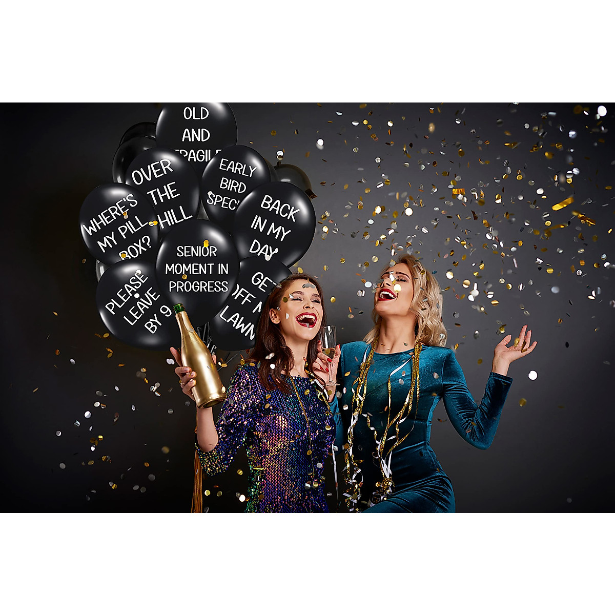 Funny Abusive Balloons | Fun Decoration for Adult Birthday Party (8 Pack Rated E)