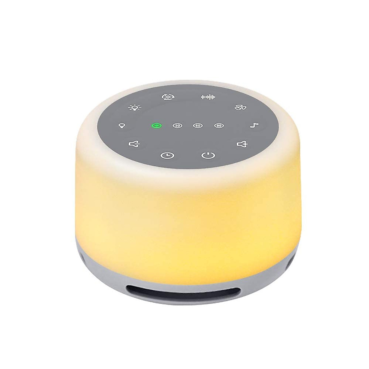 White Noise Machine for Sleeping, with 24 Soothing Sounds Night Light and Timer, Rechargeable Natural Sound Machine, Portable Sleep Sound Machine for Baby, Adult, Home, Office, Sound Therapy